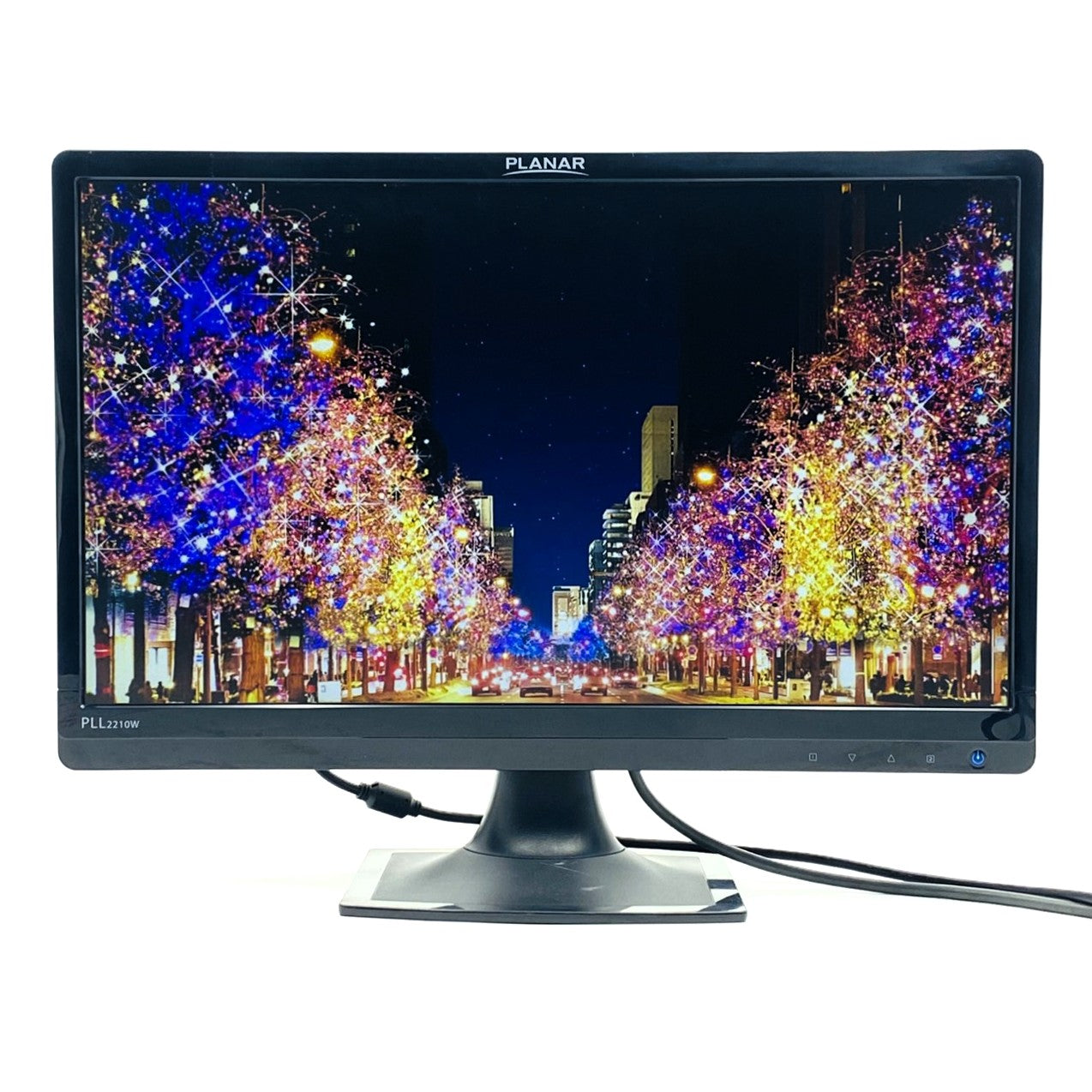 【中古モニター】21.5インチ メーカー PLANAR 型番 PLL2210W 入力端子 DVI D-Sub 解像度 1920x1080 B ...