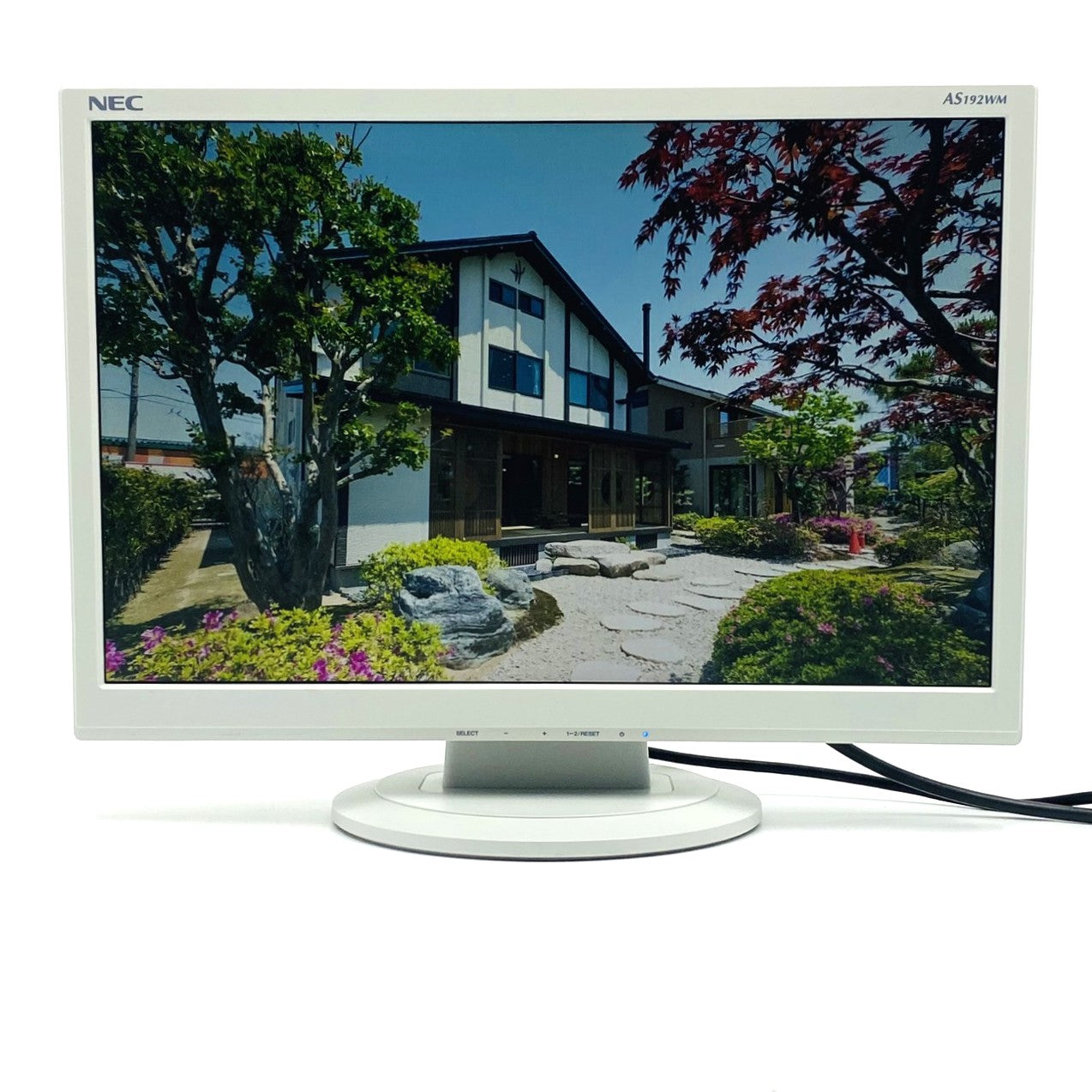 【中古モニター】19インチ メーカー NEC 型番 LCD-AS192WM-W4 入力端子 D-Sub DVI 解像度 1440x900 C ...